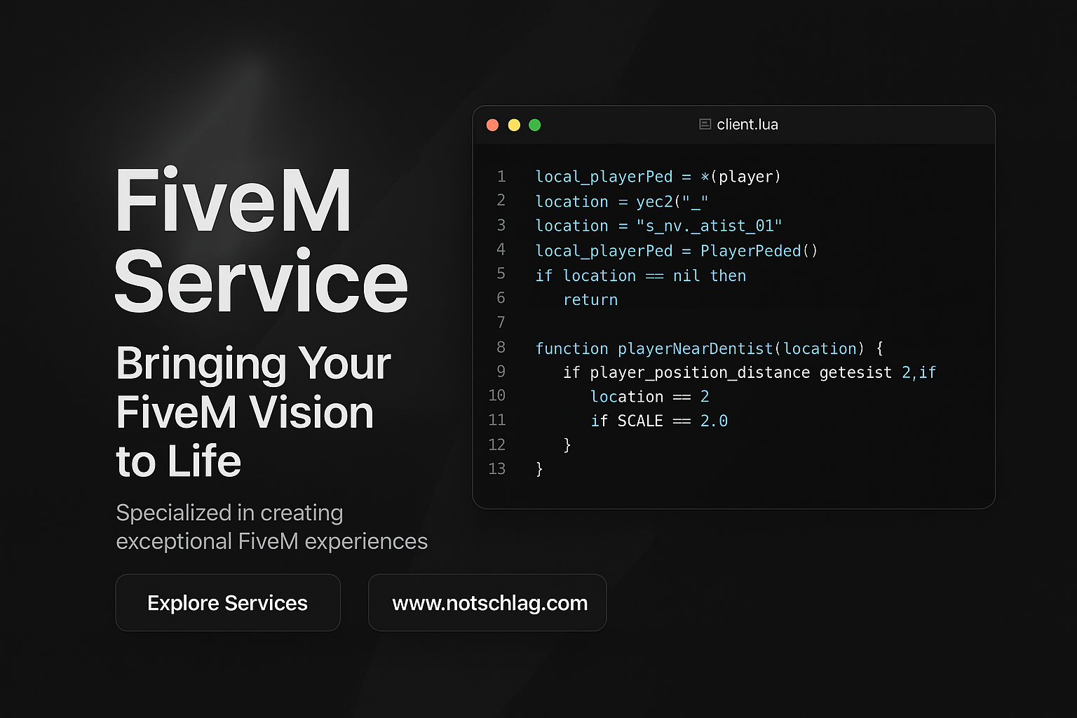 FiveM Developer | Custom Scripts & Server Solutions